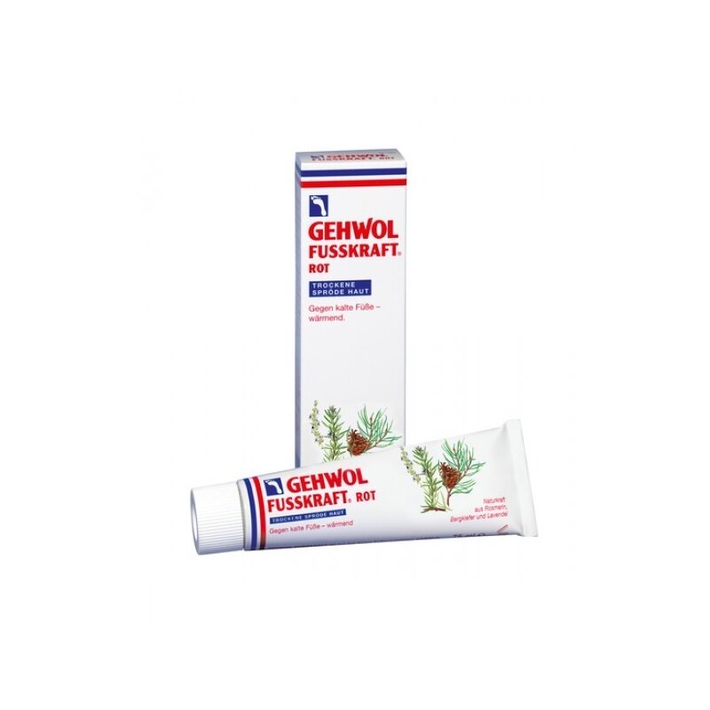Gehwol - Fusskraft Warming Cream (Red) согревающий крем бальзам для сухой кожи ног 75 мл