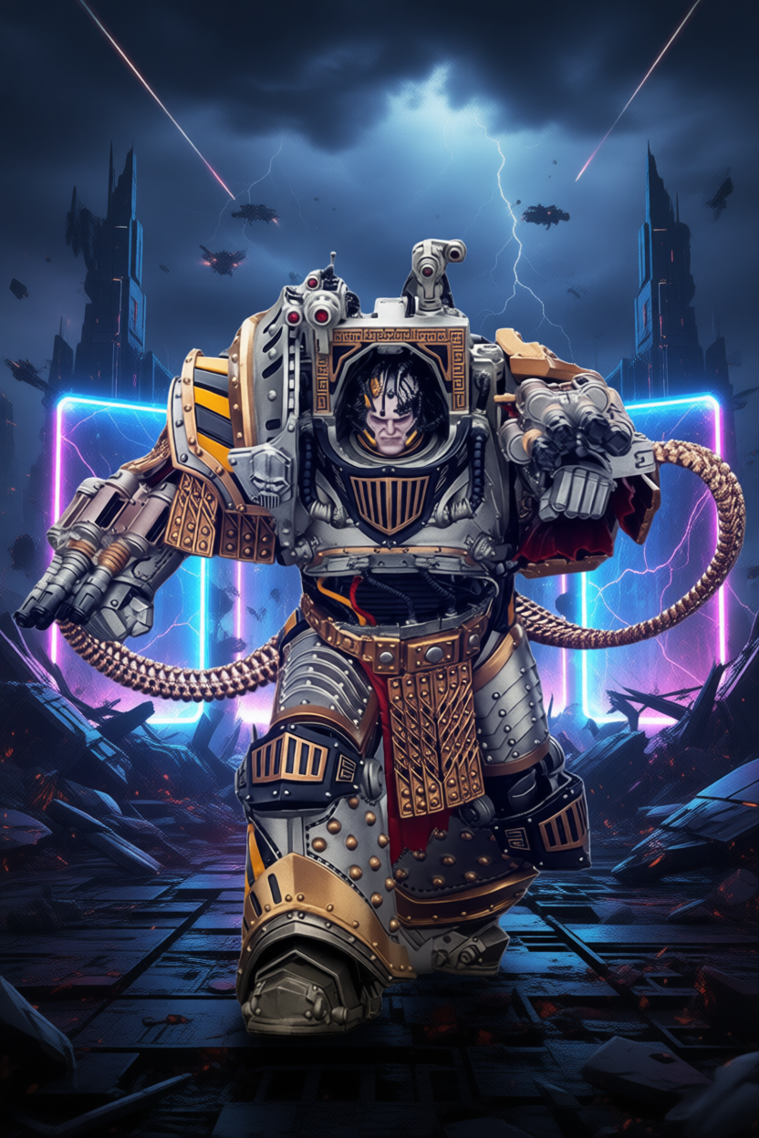 Perturabo Primarch Iron Warriors Фигурка Joytoy Warhammer 30K