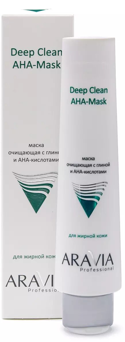 ARAVIA Professional Маска очищающая с глиной и AHA-кислотами для лица Deep Clean AHA-Mask