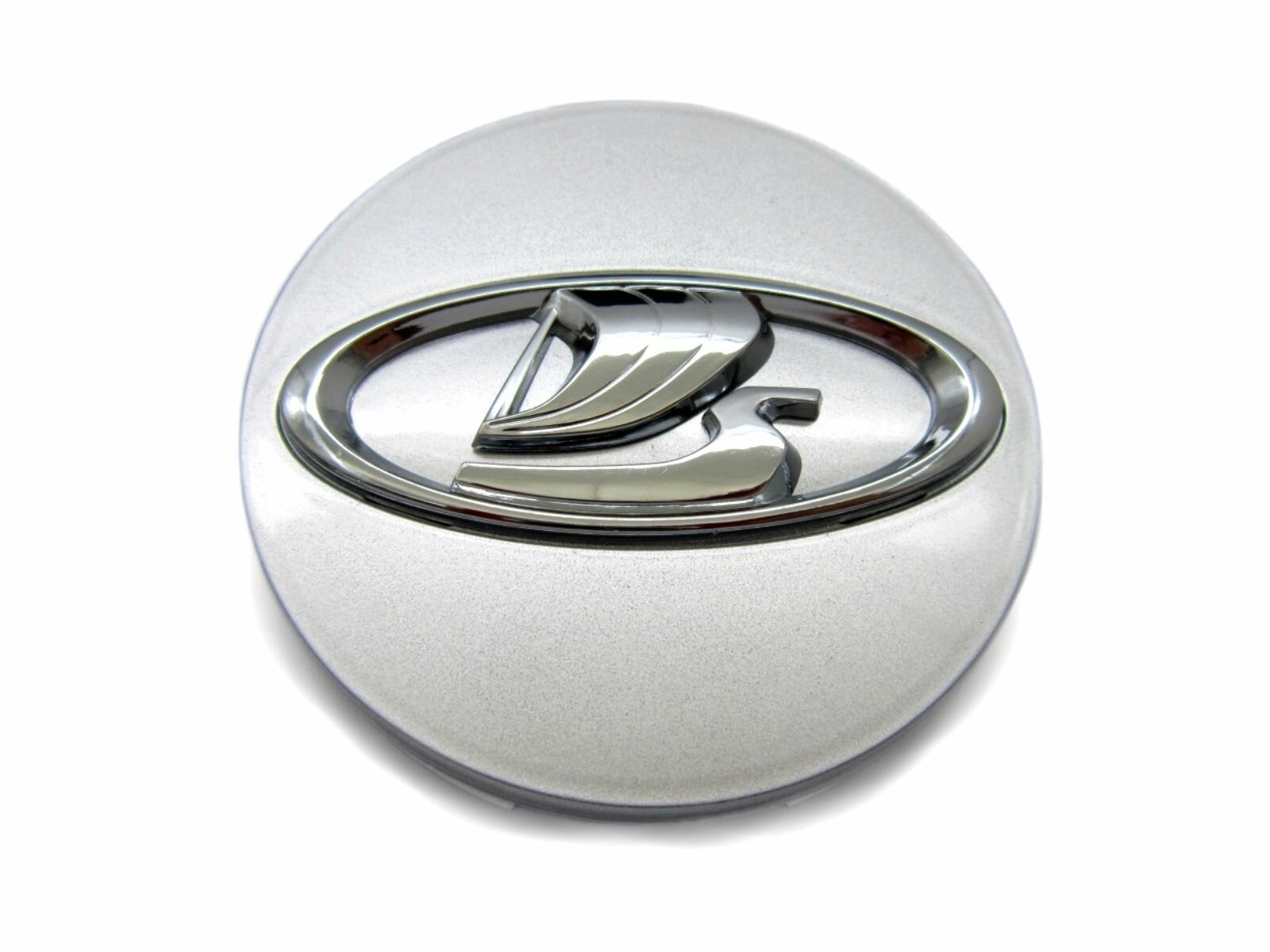 Колпачки заглушки на литые диски Лада 58/50/11, silver, 1 шт.