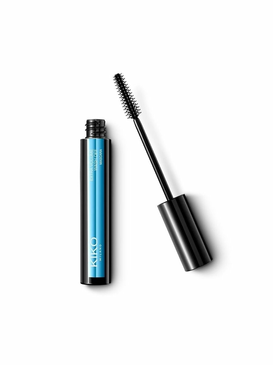 KIKO MILANO Водостойкая тушь с эффектом объема, стойкость до 24 часов Extra volume wash off mascara 10 мл цвет черный