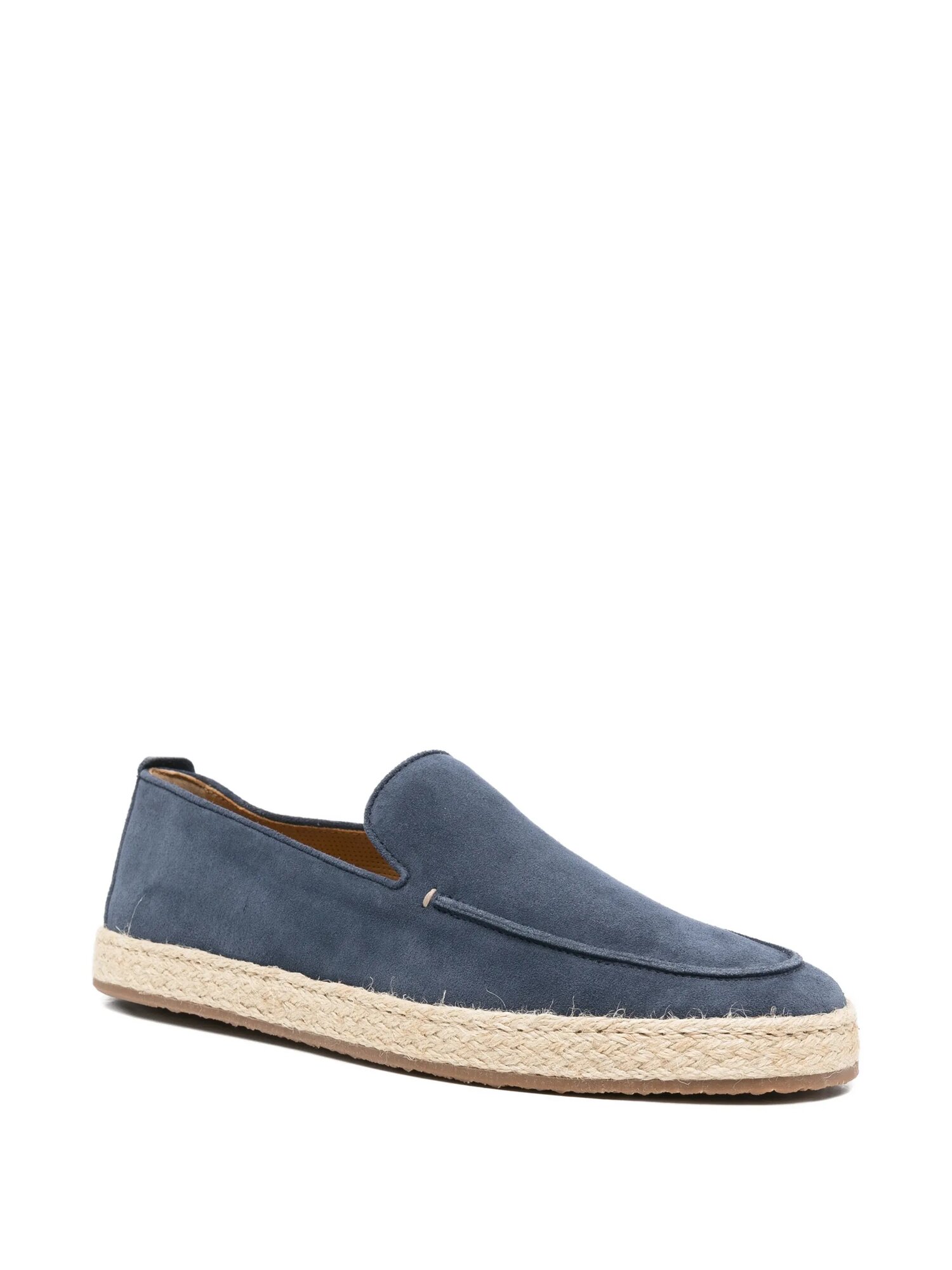 Лоферы HENDERSON BARACCO Braided-midsole suede loafers, размер 46 — фото 1