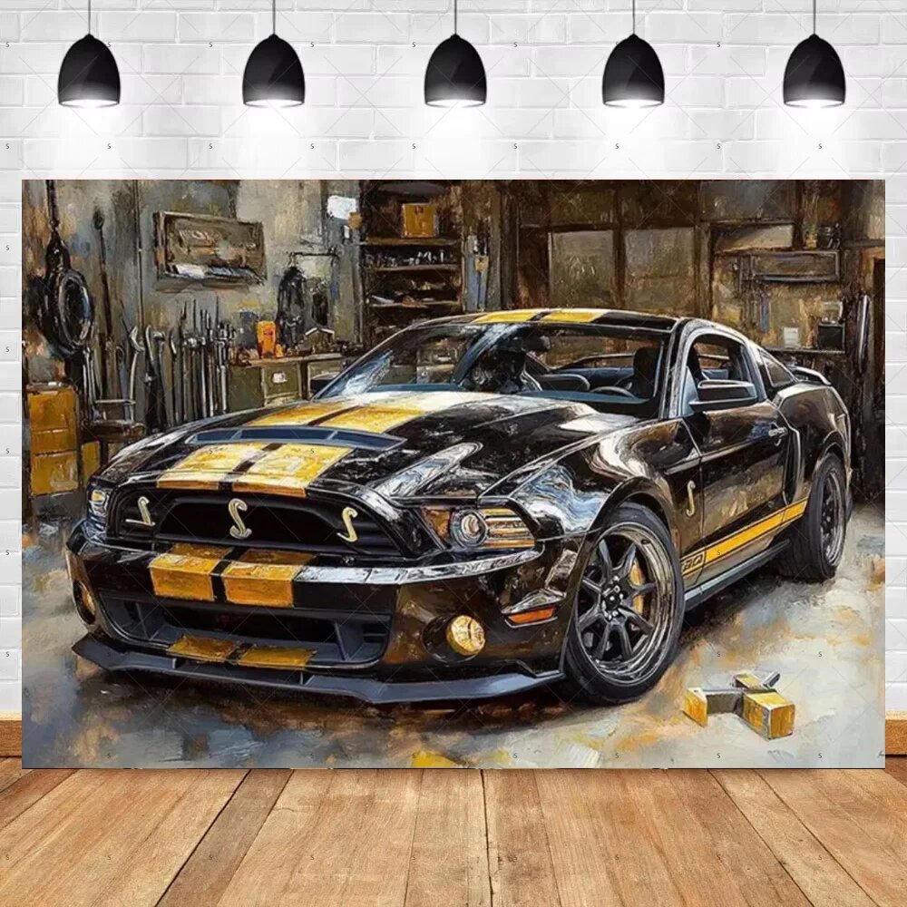 Фон для фотосессии Mustang Shelby GT500, Цвет: qmy297-20