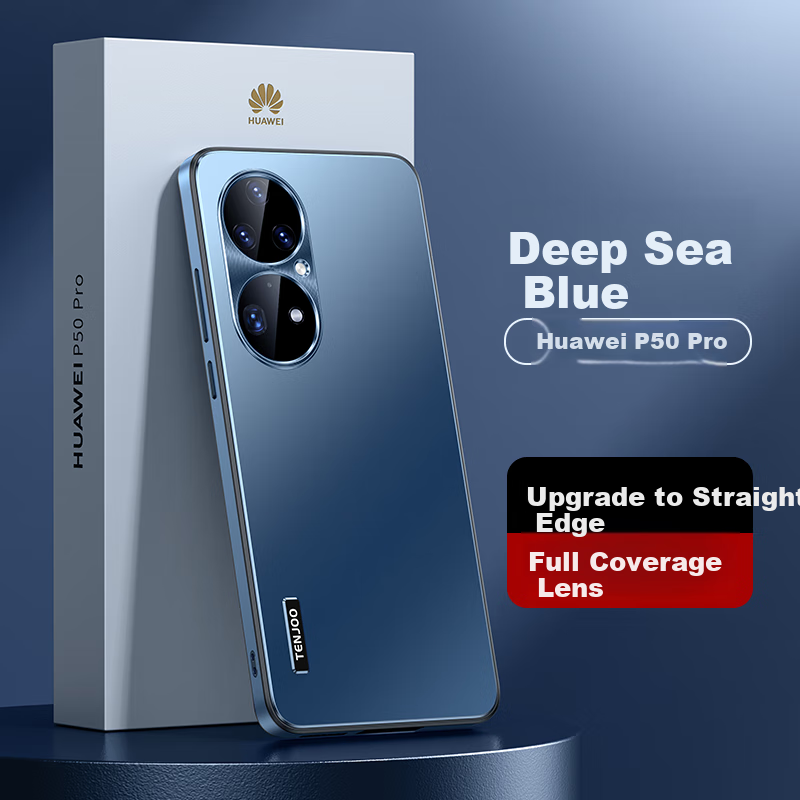 Чехол для Huawei P50 Pro с полной защитой, ударопрочный матовый электролакированный, мужской и женский Версия：Huawei