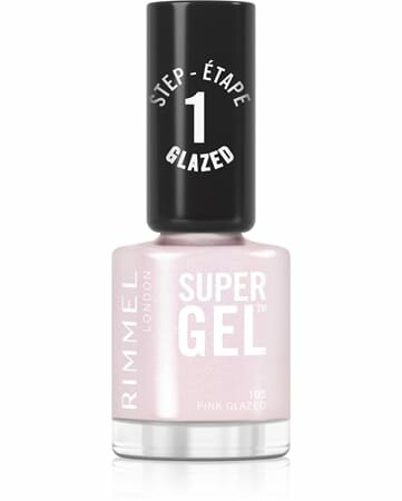 Лак для ногтей Rimmel Super Gel, оттенок 105 Pink Glazed, 12 мл