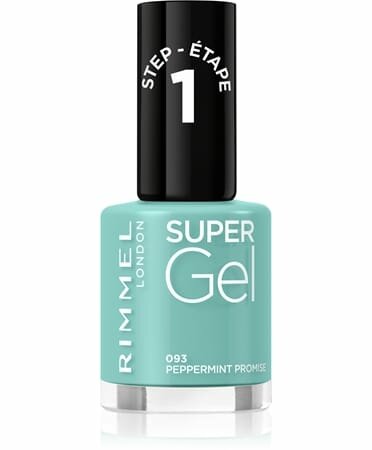 Лак для ногтей Rimmel Super Gel, оттенок 093 Peppermint Promise, 12 мл