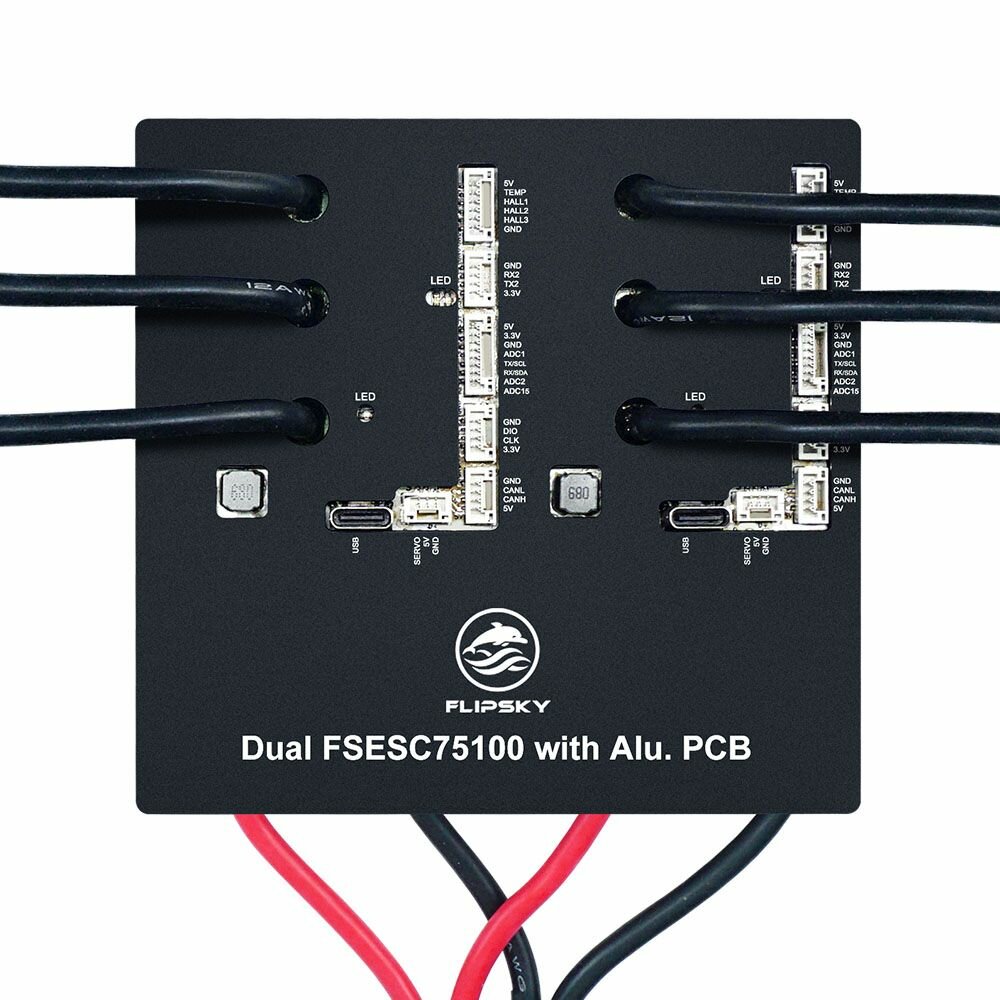 ESC Flipsky Dual 75100, для электрического велосипеда, скейтборда, скутера
