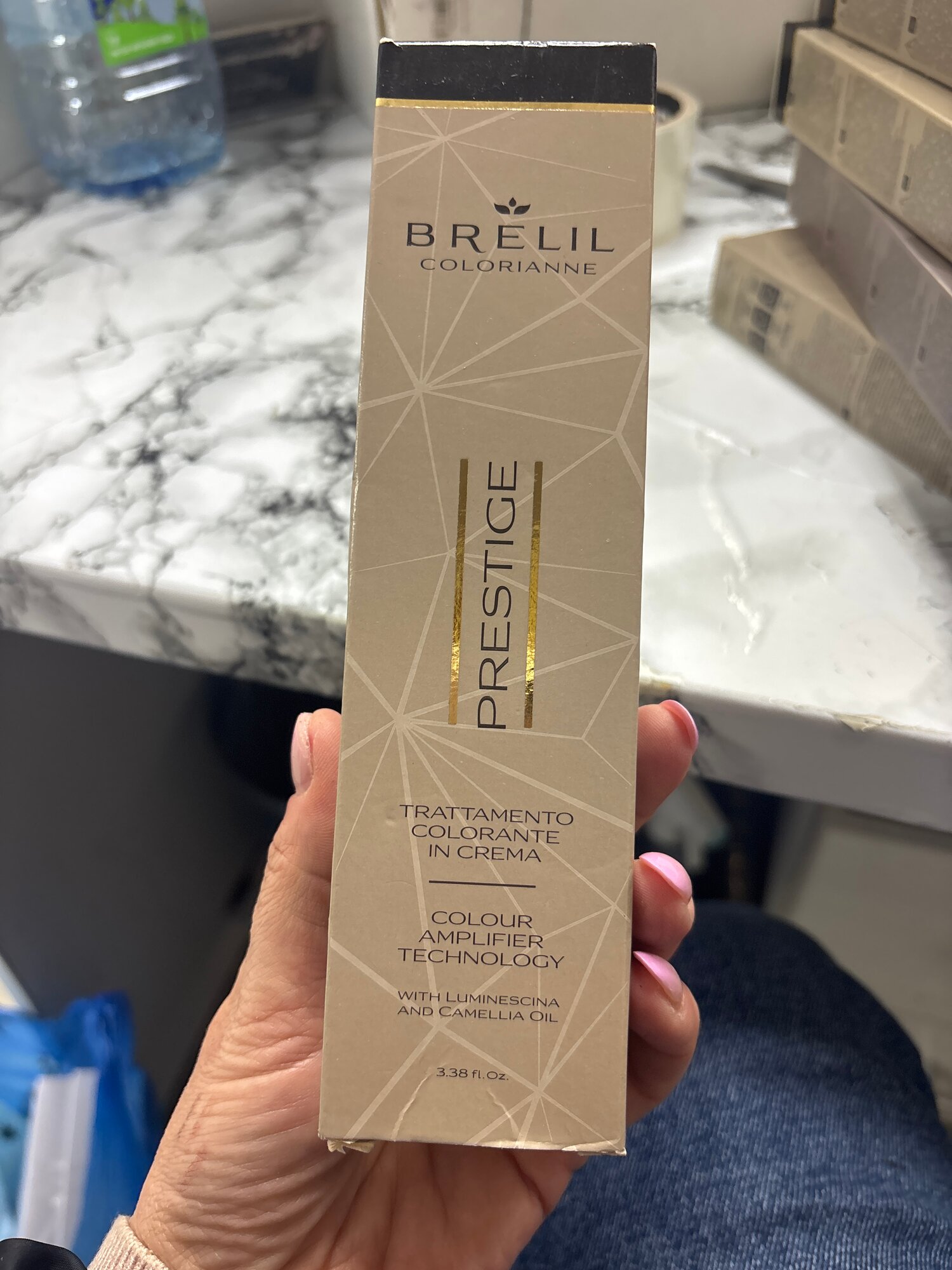 Краска для волос Brelil Colorianne Prestige 8/38 Светлый шоколадный блонд , 100 мл