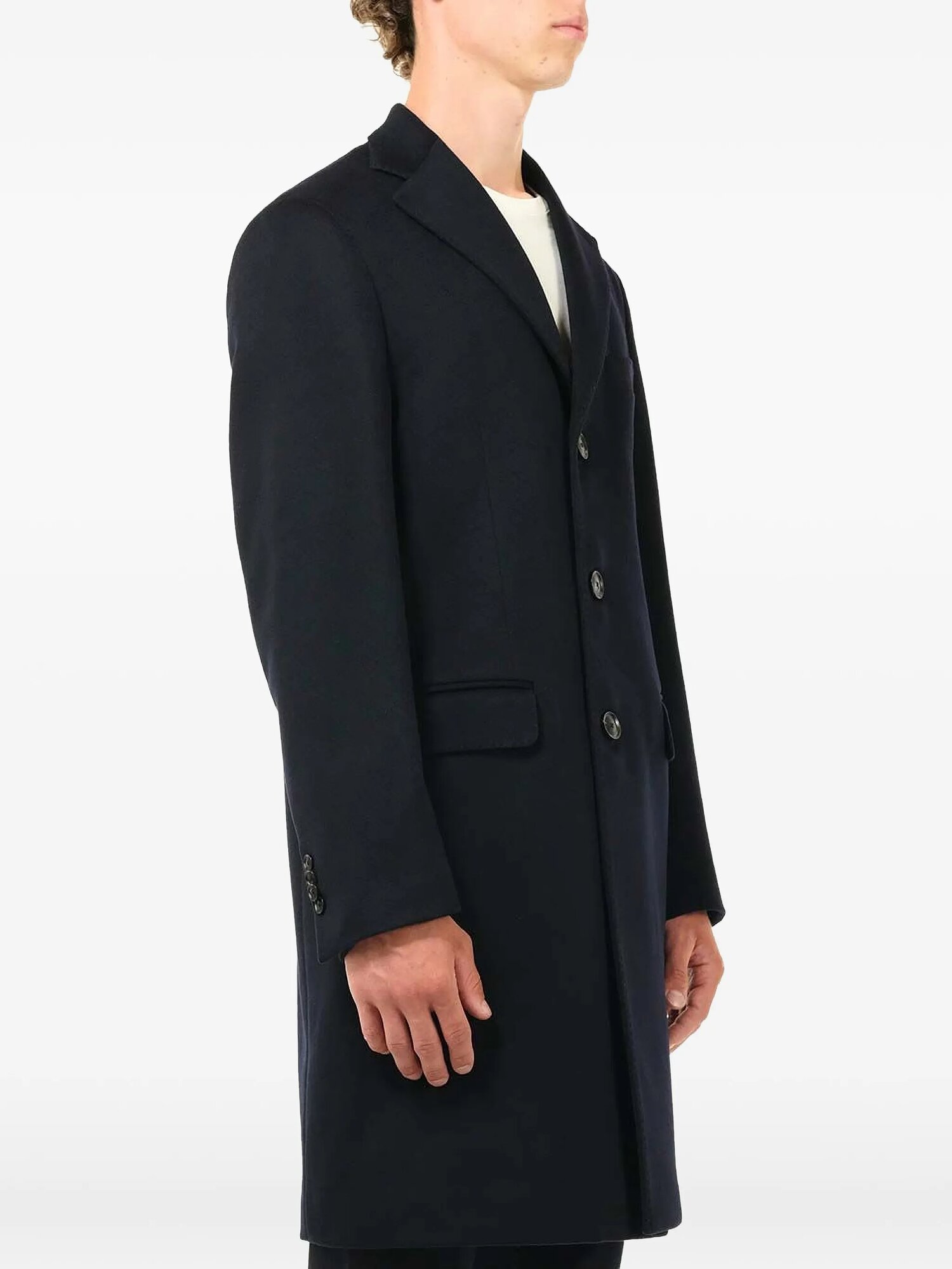 Пальто al duca d'aosta Single-breasted cashmere coat, размер 52 — фото 1