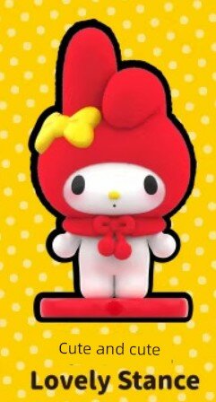 Коллекционная мини-фигурка TOPTOY Melody Classic Series: магнитный настольный декор, подарок для девочек Мелоди —