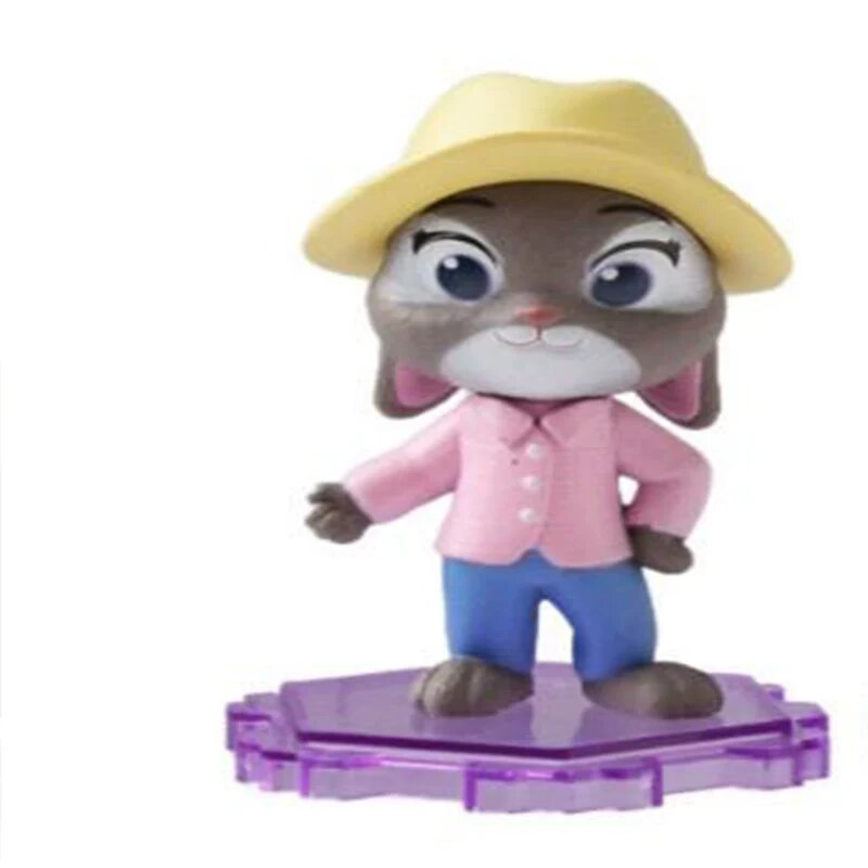 Модные игрушечные фигурки Zootopia в слепых коробках: Джуди, Лайтнинг, Бенджамин, Ник — игрушки, подарок на день