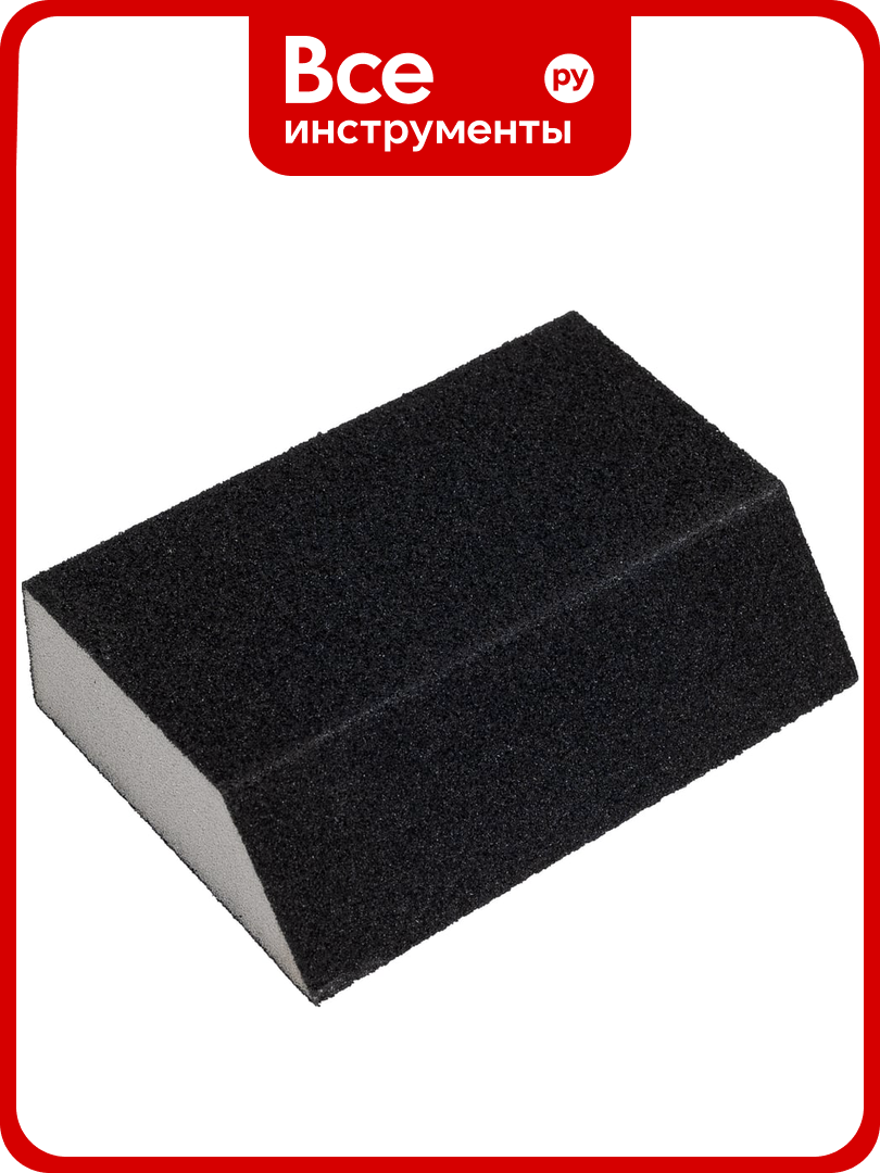 Губка абразивная шлифовальная 100x70x45x25 мм, P100 HEADROCK 140-649-100