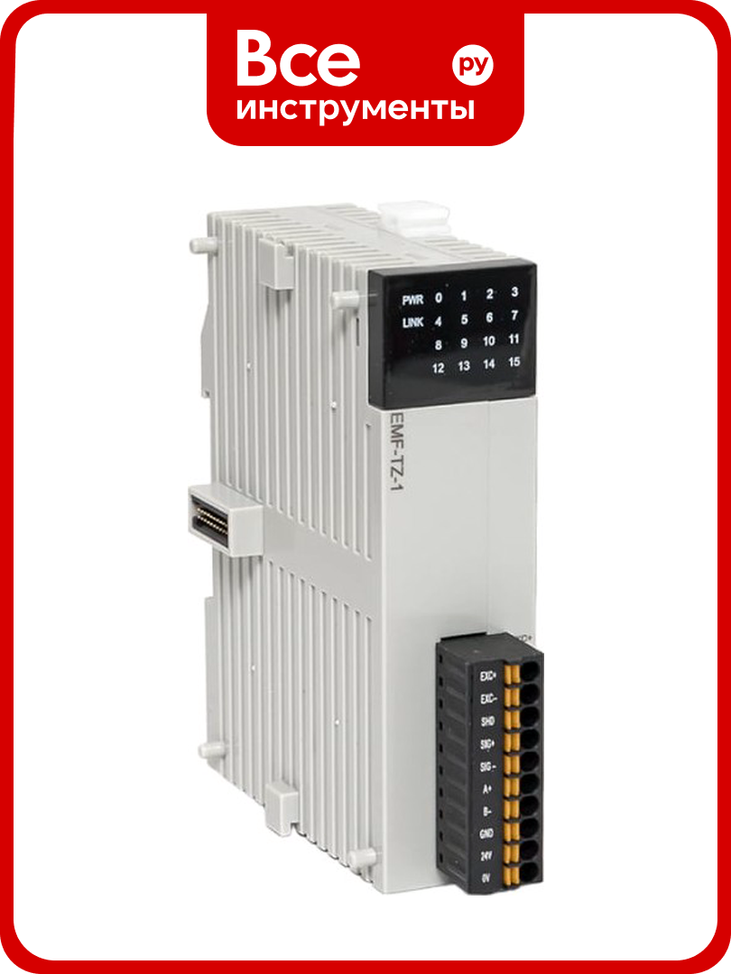 Модуль ввода сигналов тензодатчиков EKF EMF 1 PRO-Logic EMF-TZ-1, для программируемого контроллера