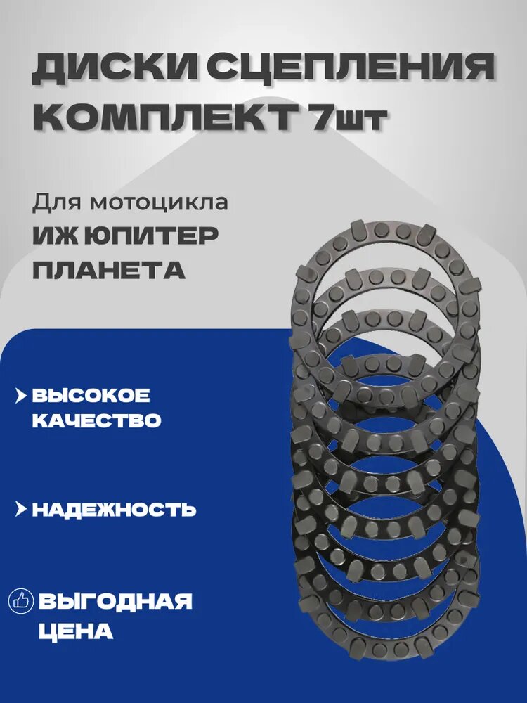 Диск сцепления Иж Юпитер Планета (комплект)