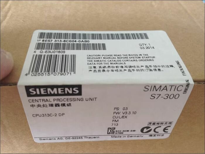 Модуль SIEMENS 6ES7 313-6CG04-0AB0 CPU MODULE 6ES73136CG040AB0