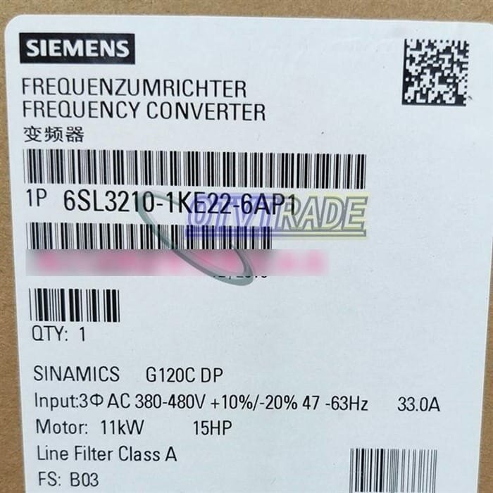 Модуль SIEMENS FREQUENCY CONVERTER 6SL3210-1KE22-6AP1 6SL3 210-1KE22-6AP1