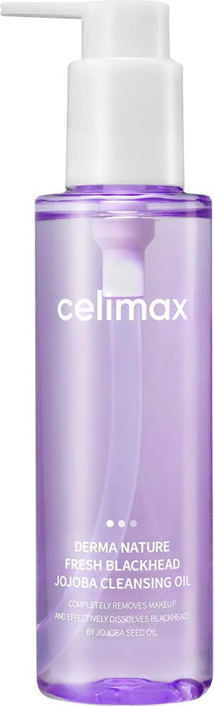 Celimax Легкое гидрофильное масло с жожоба для работы с черными точками 150 мл Derma Nature Fresh Blackhead Jojoba Cleansing Oil 150 75ml