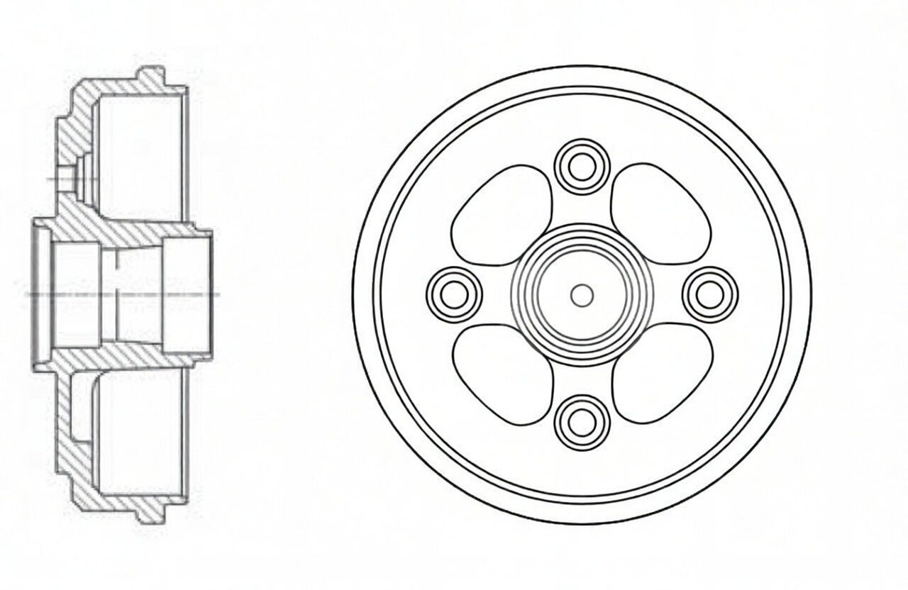 Барабан тормозной DAEWOO MATIZ Sangsin brake арт. SD3011