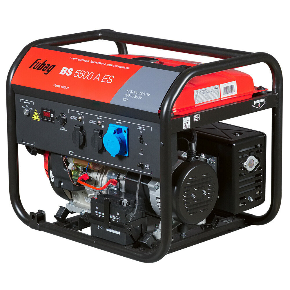 Генератор бензиновый Fubag BS 5500 A ES 5 кВт с электростартером (646279)