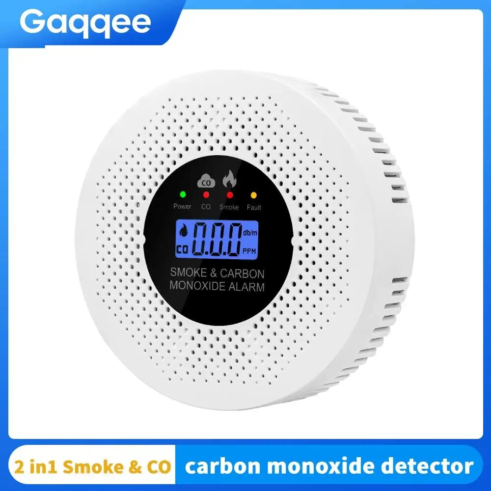 Газдетектор Gaqqee 2-в-1 для умного дома