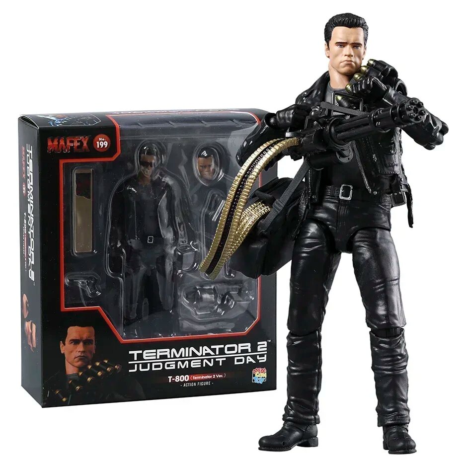 MAFEX Фигурка Терминатор 2: Судьба T-800 MAFEX199 box