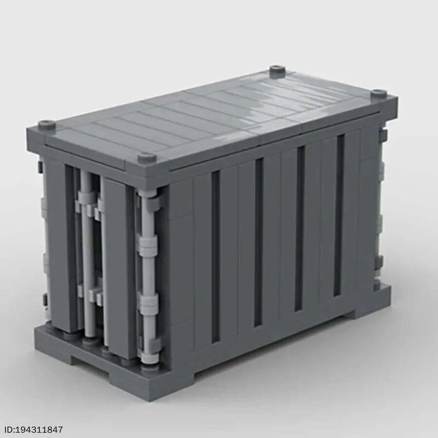 MOC Building Bricks TTX Well Train Контейнеры — фото 1