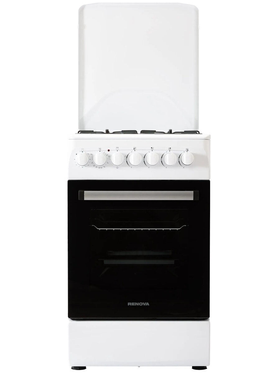 Комбинированная плита RENOVA SG5 (SG5) 4 газовых конфорки, электрическая духовка 54 л
