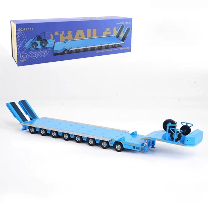 Модель грузовика MASSDI 1:64 металлический Синий, SCN1771