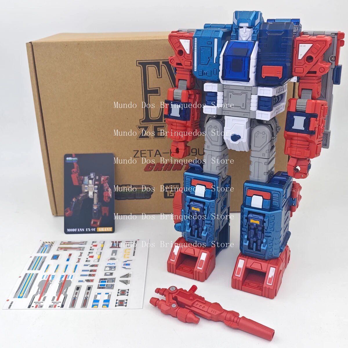 Bandai Zeta Toys EX-09U Fortress Transformation 22CM Grant Maximus Special Edition Фигурка