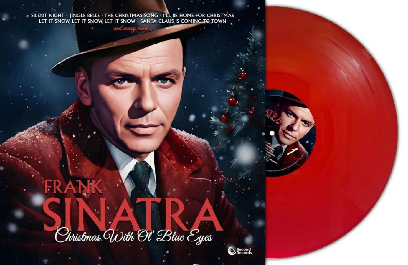 Frank Sinatra – Christmas With Ol’ Blue Eyes [Coloured Red Vinyl] (LP)