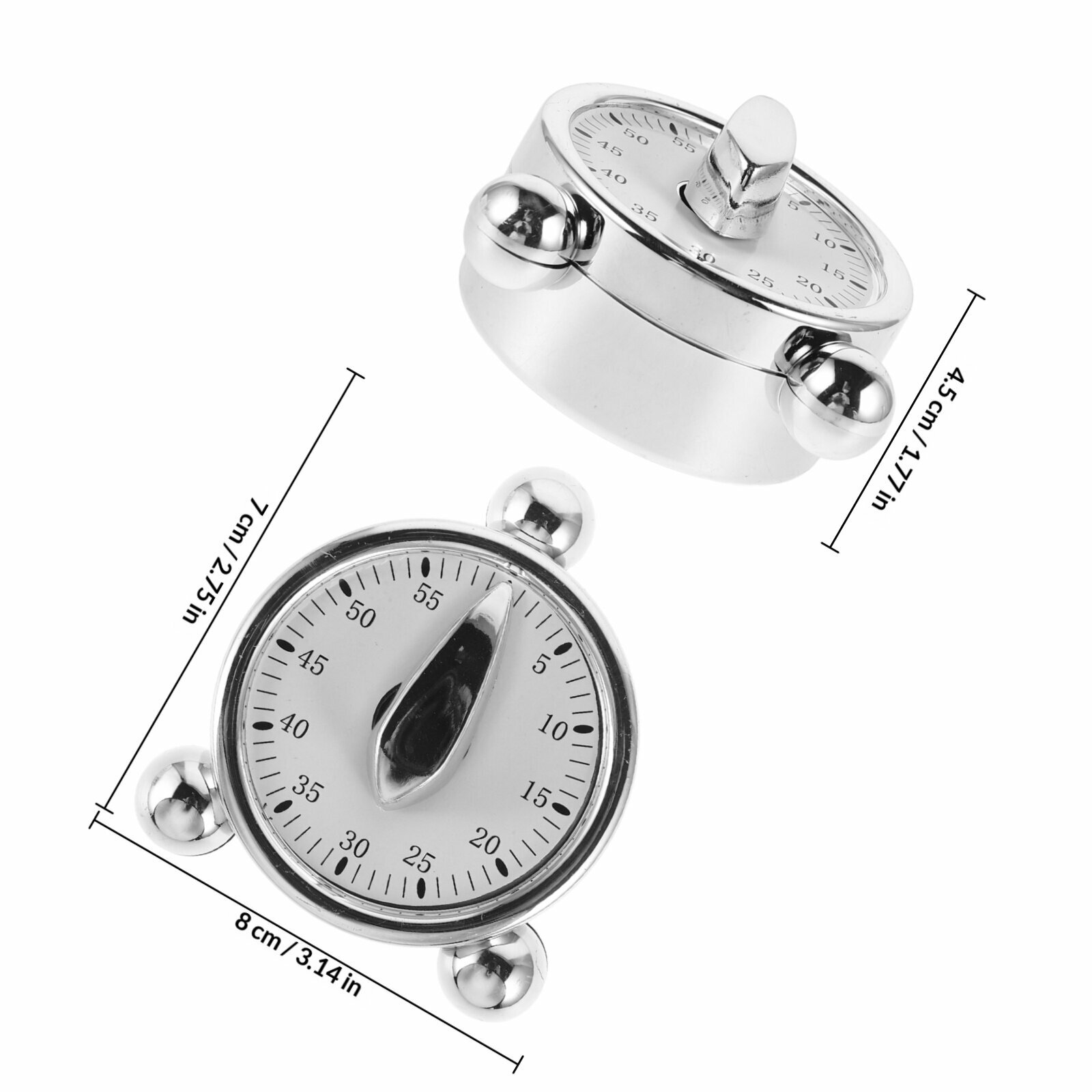 Механический Таймер Для Кухни Lovely Clock Cooking Timer С Чарующим Дизайном 8.00X7.00X4.50Cm