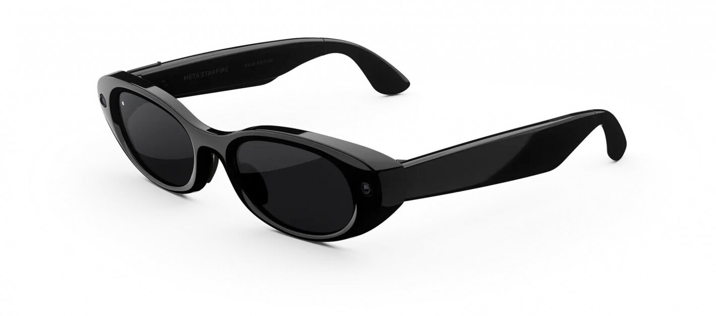 Умные очки Starfire Kylie Edition с камерой и AI, Classic Black/Black (Черный)