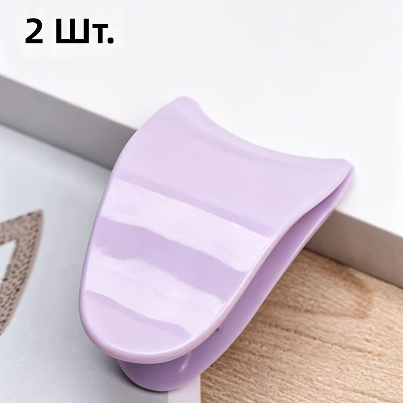 Точные щипцы для завивки ресниц, 2 шт, фиолетовые, компактные и портативные, для путешествий и повседневного использования, создают естественный эффект, подходят для разных типов накладных ресниц