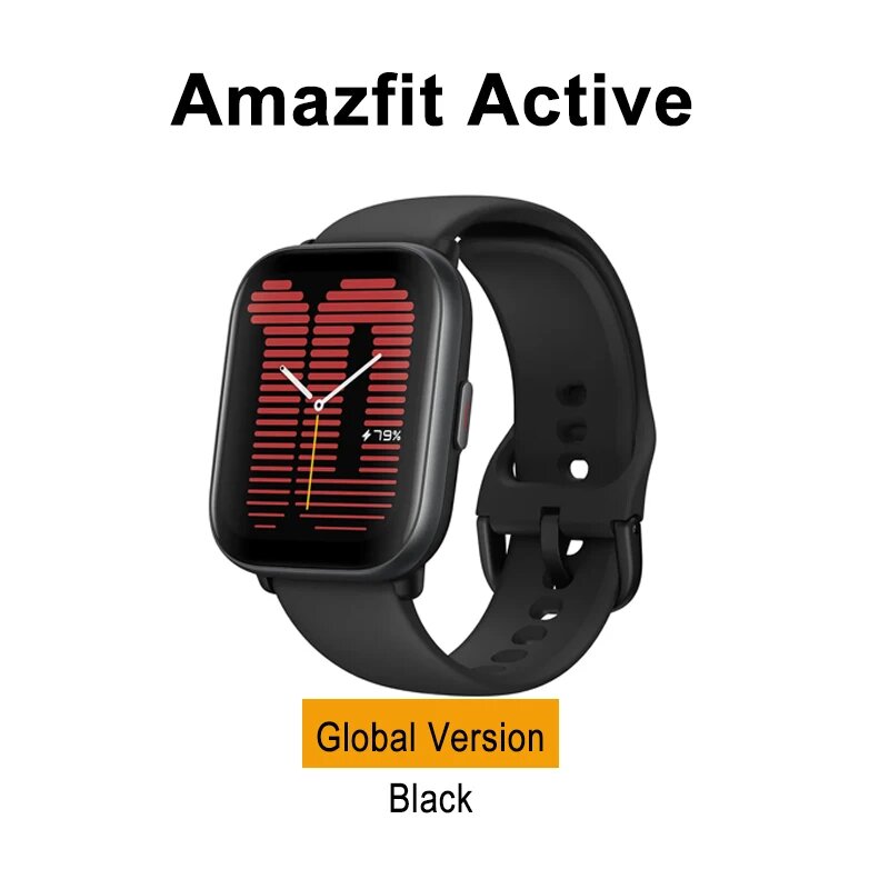 Xiaomi Band 9 Active фитнес-браслет Черный, GL Black 24h ship