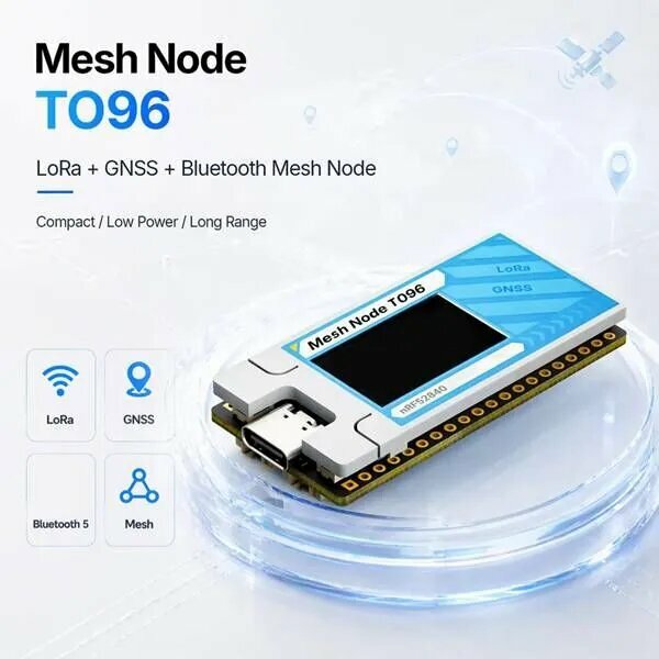 Использующая чип NRF52840 и радиомодуль SX1262 для работы в диапазоне 863 928 МГц