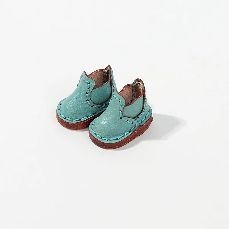 Ботинки бирюзовые для кукол Ob11, Color: A (10)