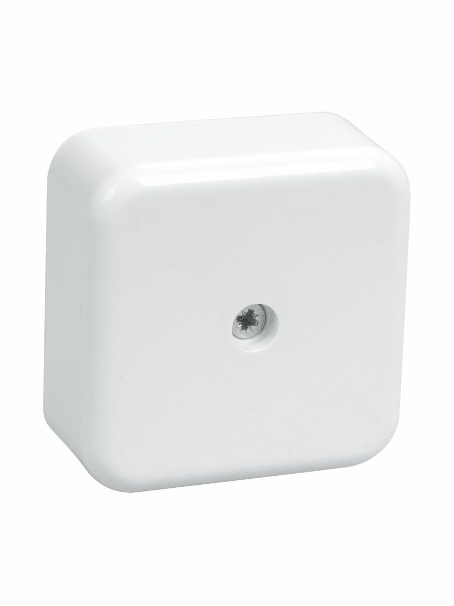 Коробка распаячная ОП 50х50х20 IP20 КМ41206-01 (4 клем. 3кв. мм) бел. IEK UKO10-050-050-020-K01