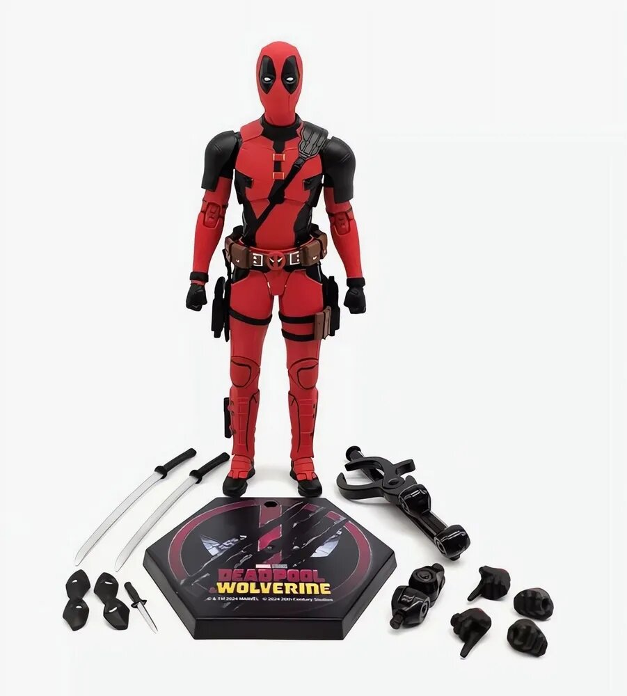 ZD Toys Фигурка Дедпул (Дэдпул и Росомаха) 1/10 Масштаб, ABS пластик, ПВХ, Китай — фото 1