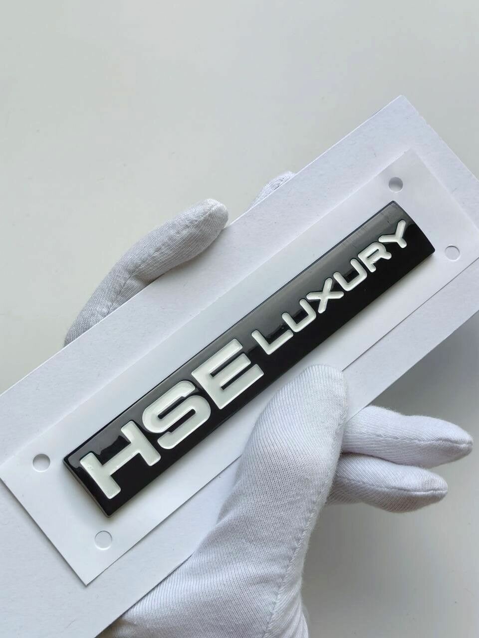 Надпись HSE Luxury 112*18 мм шильдик эмблема Land Rover