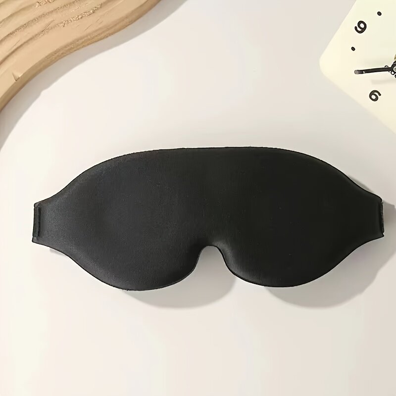 3D контурная маска для сна, черная