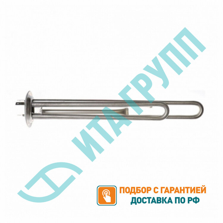 ТЭН 2000Вт (700Вт/1300Вт) RF для водонагревателя Thermex RZL, IS, IR, Garanterm, Electrolux EWH, под анод М4, нерж, PREMIUM, 50042