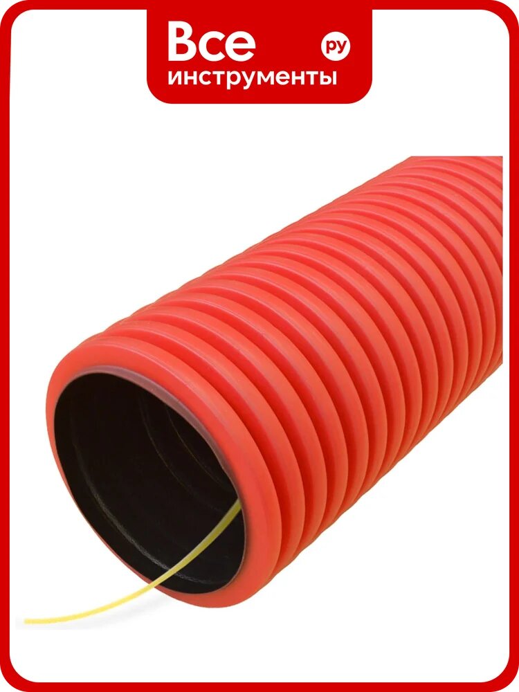 Гофрированная труба Gigant ПНД красная D50 20м 801050-20GI