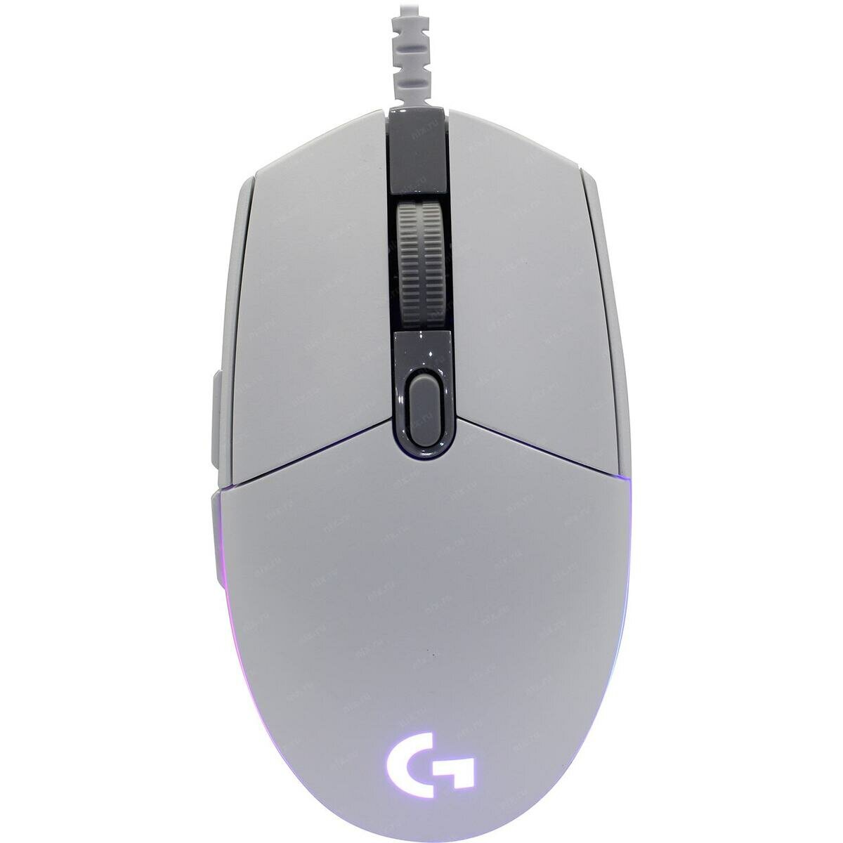 Logitech G102 LIGHTSYNC White Mouse 910-005824/910-005809 (RTL) USB 6btn+Roll — фото 1