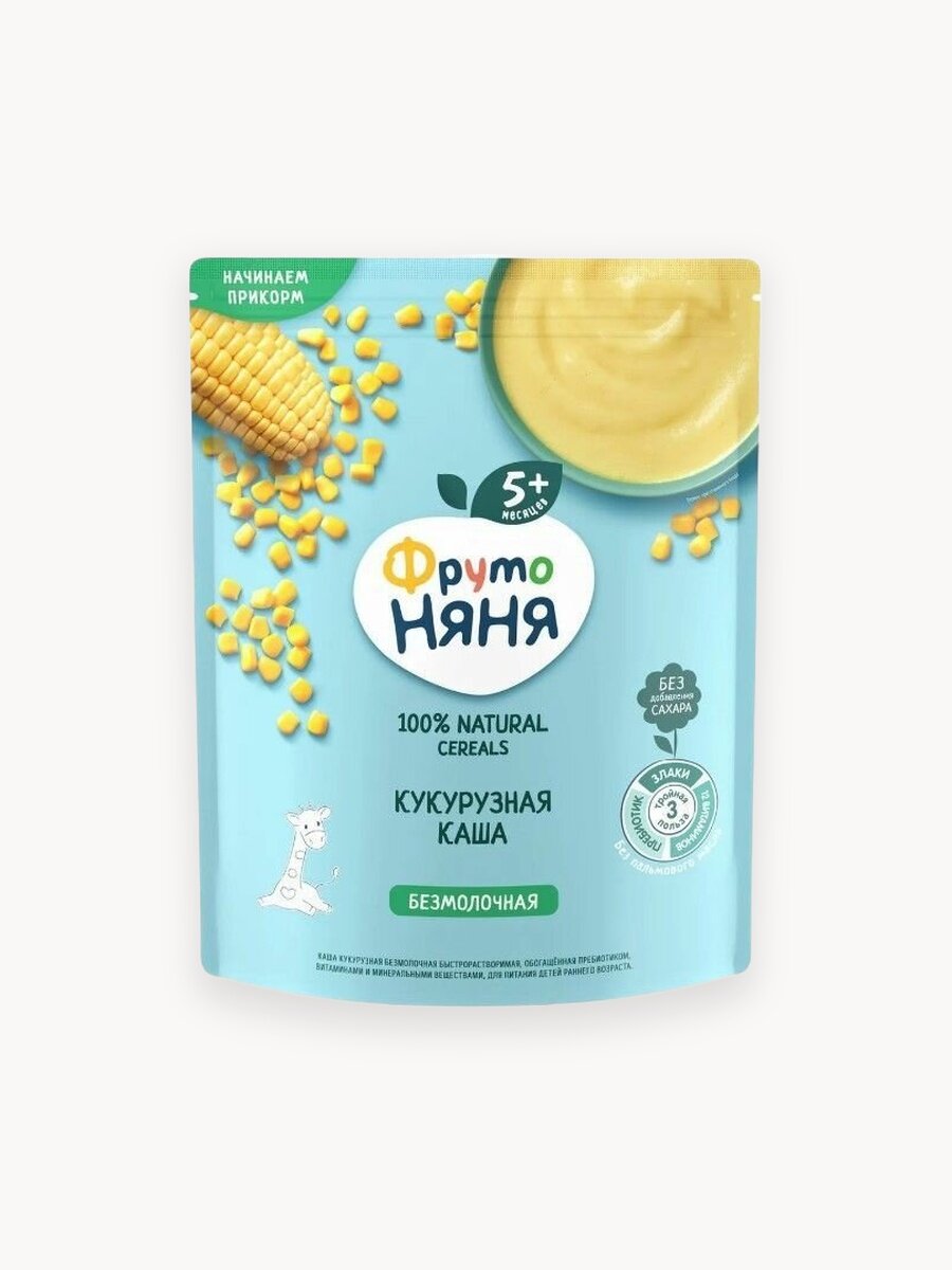 ФрутоНяня Каша Кукурузная без Молока {с 5 мес} 180г