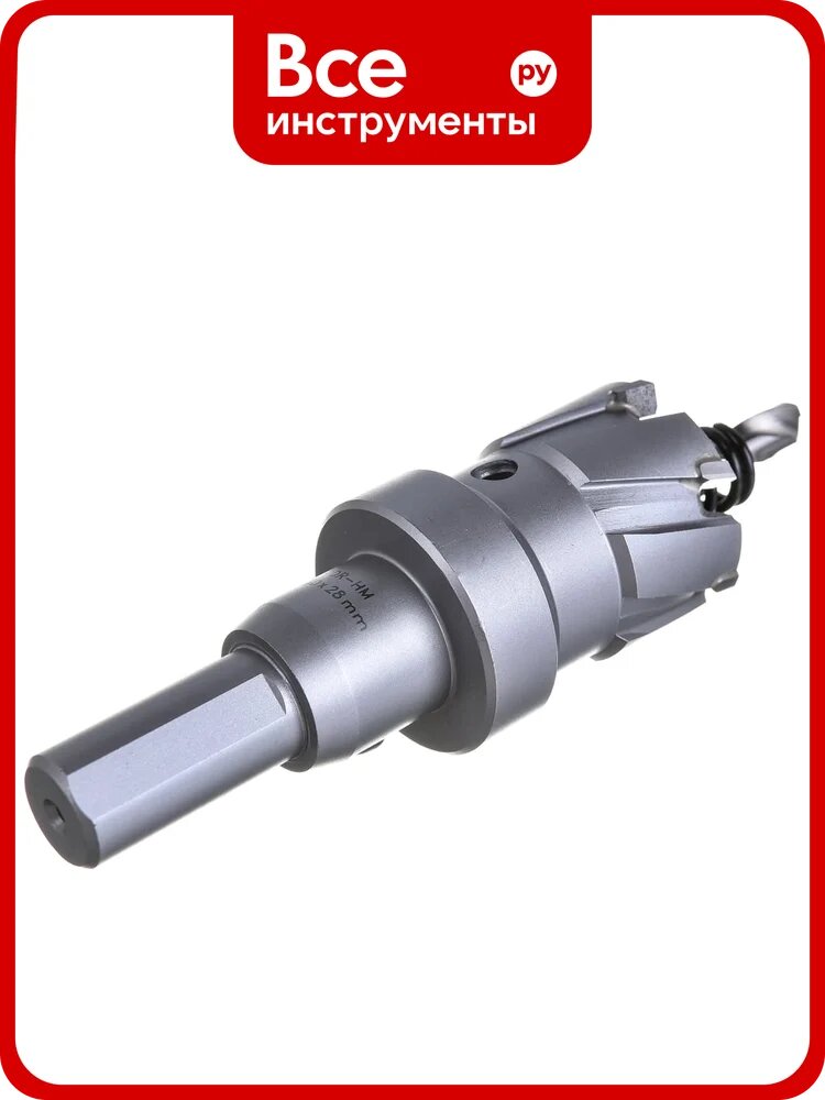 Коронка по металлу HM (30х28 мм; хвостовик 13 мм; комплект) D.BOR HS-HM-28-030-T