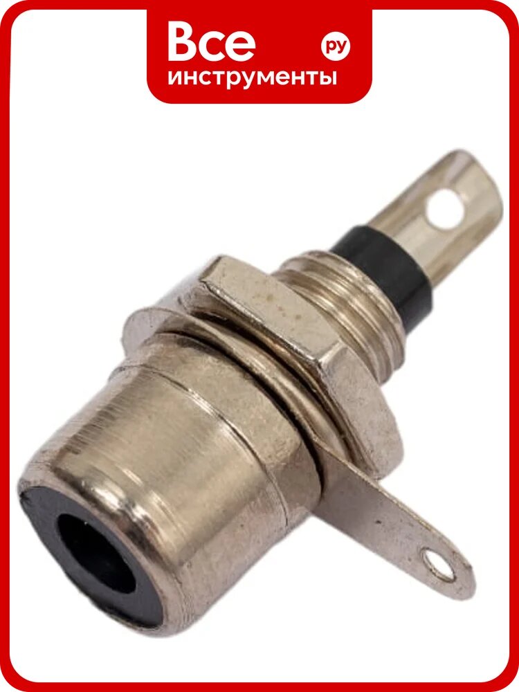 Разъем RCA гнездо Pro Legend металл на корпус, черный, PL2168