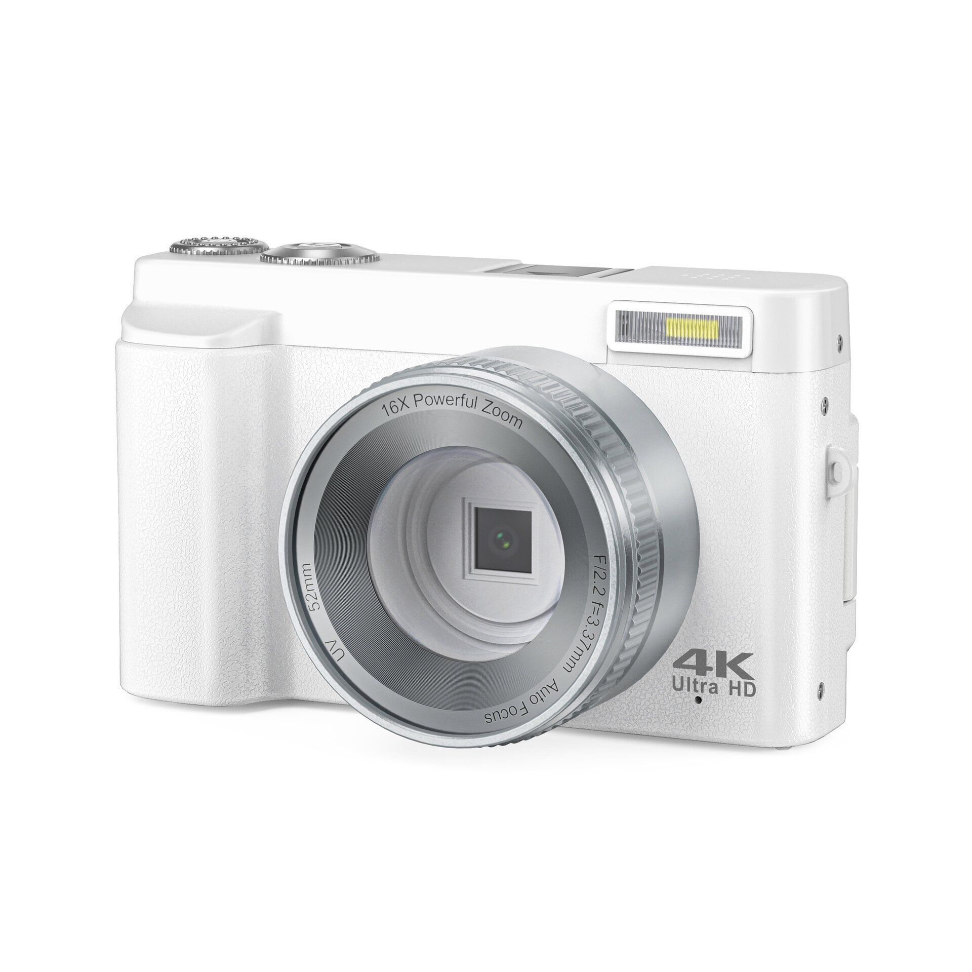 Цифровая камера CCD HD 10.8MP компактная видеокамера белого цвета для дома и учебы