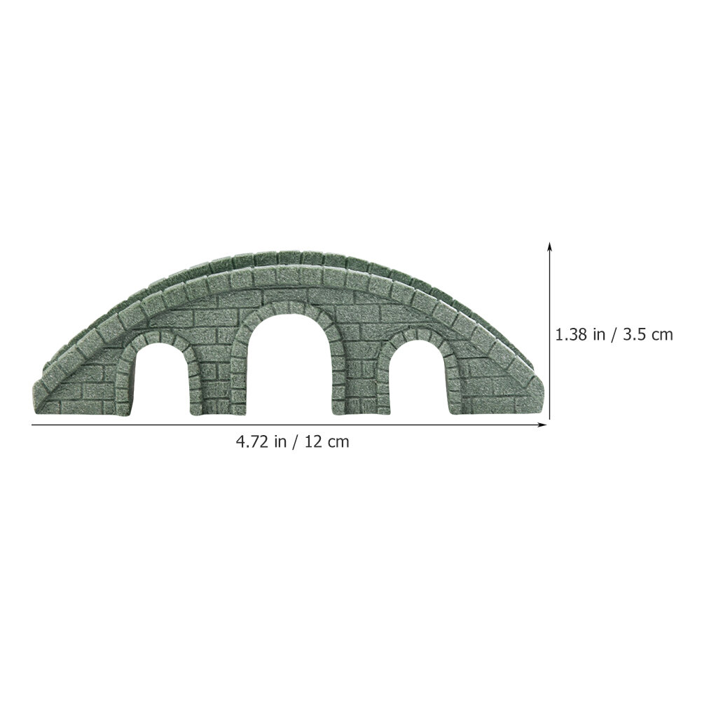 Миниатюрный Мостик Из Камня Для Декора Аквариума И Сада 12x3.5Cm
