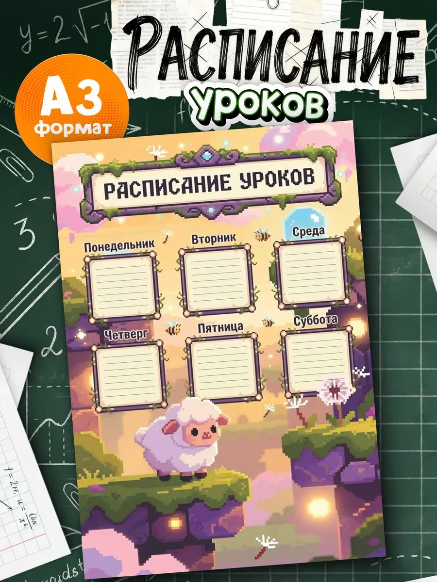 Расписание уроков Овечка