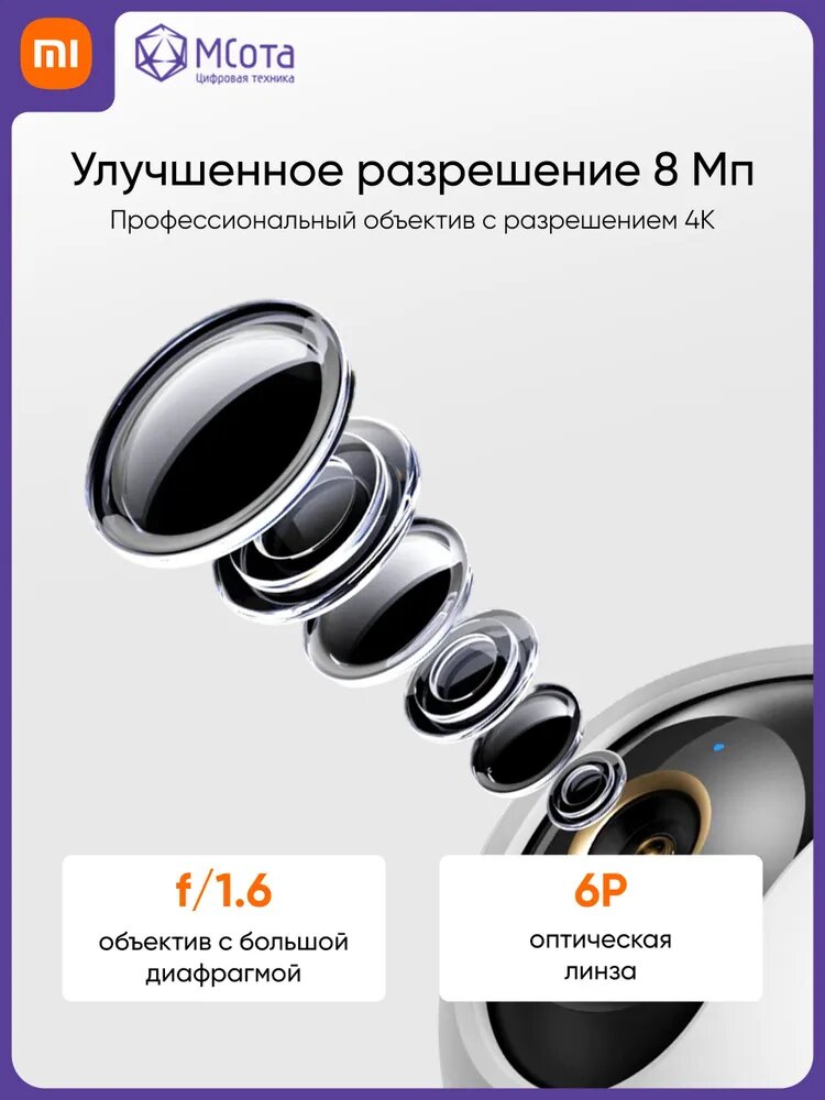 IP-камера Xiaomi Smart Camera C701 EU — фото 1